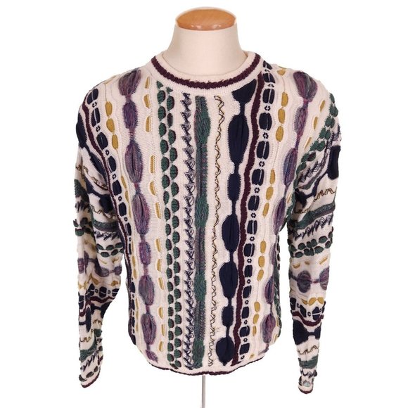 Tundra | Sweaters | Vintage Tundra Knit Sweater Pullover 3d Texture ...